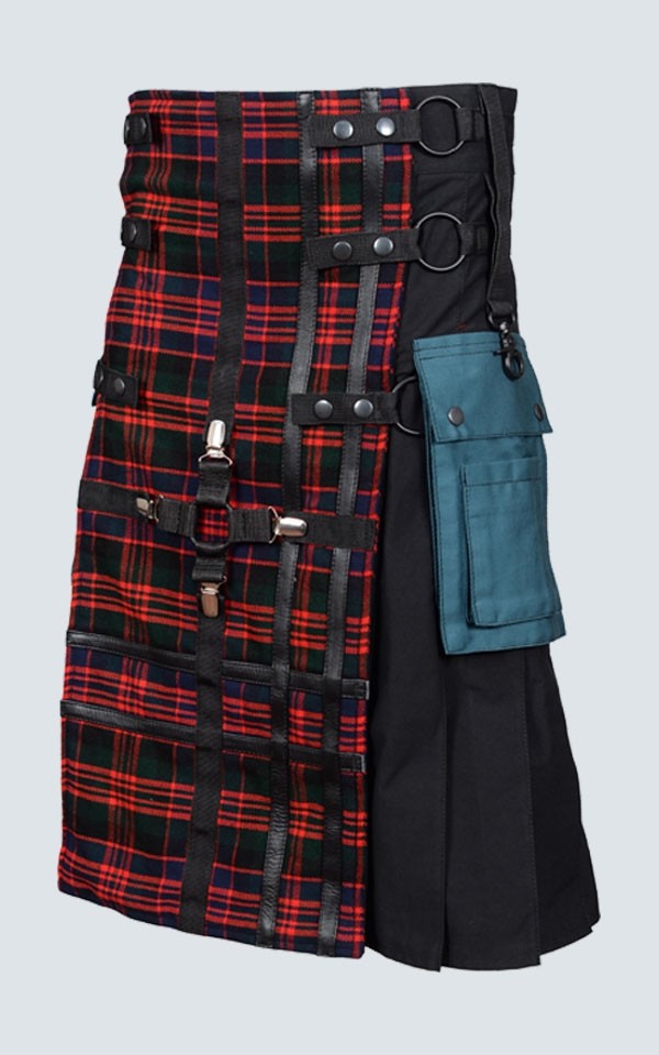 MacDonald Hybrid Tartan Kilt For Men - Scotland Kilt