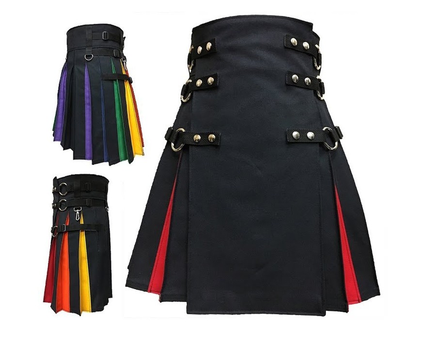 Boys’ Athletic Rainbow Hybrid Kilt - Scotland Kilt