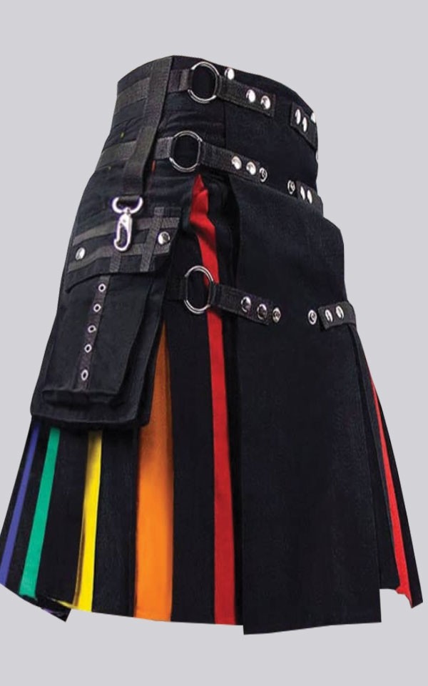 RainBow Hybrid Utility Kilt For Men - Scotland Kilt