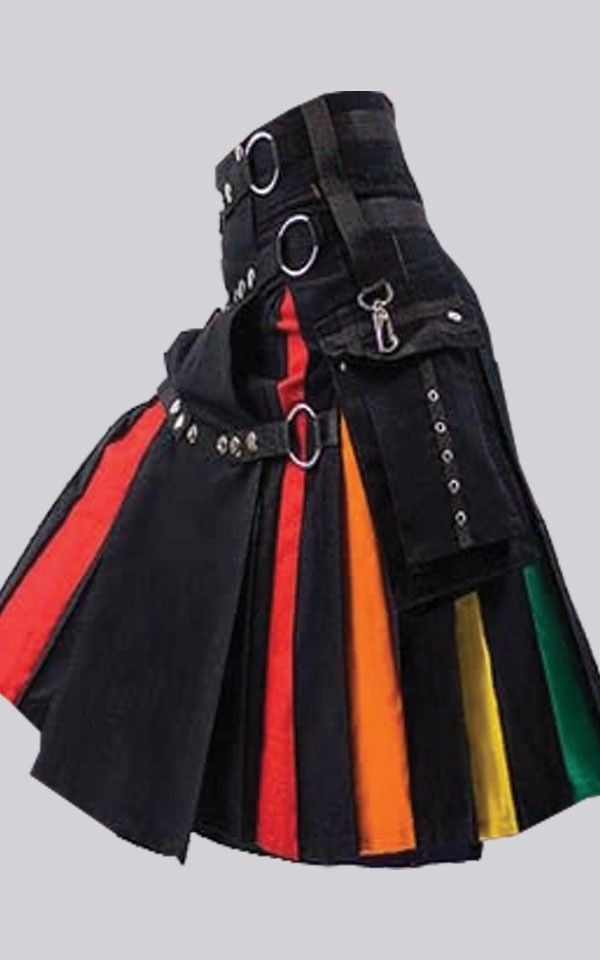 RainBow Hybrid Utility Kilt For Men - Scotland Kilt