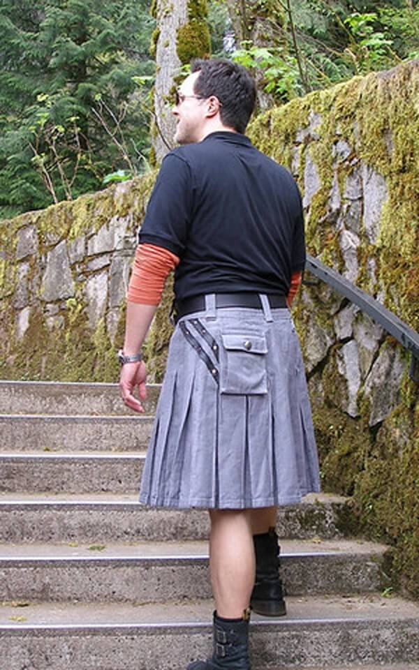 Winter Grey Sweat Modern Kilt - Scotland Kilt